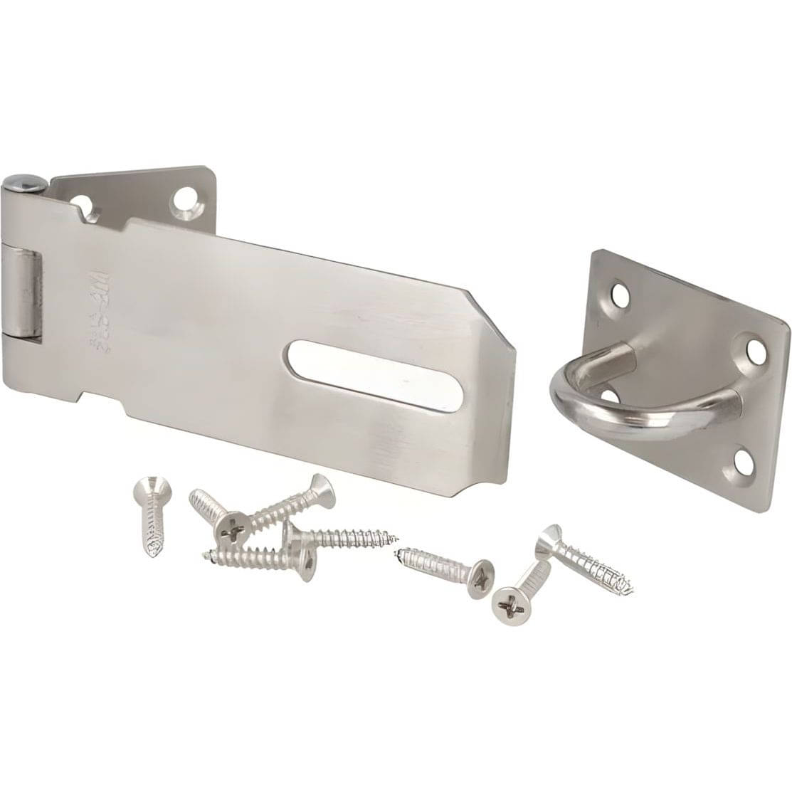 Siso pestillo PADLOCK de acero inoxidable, 107 x 39,6 x 2 mm incl ...