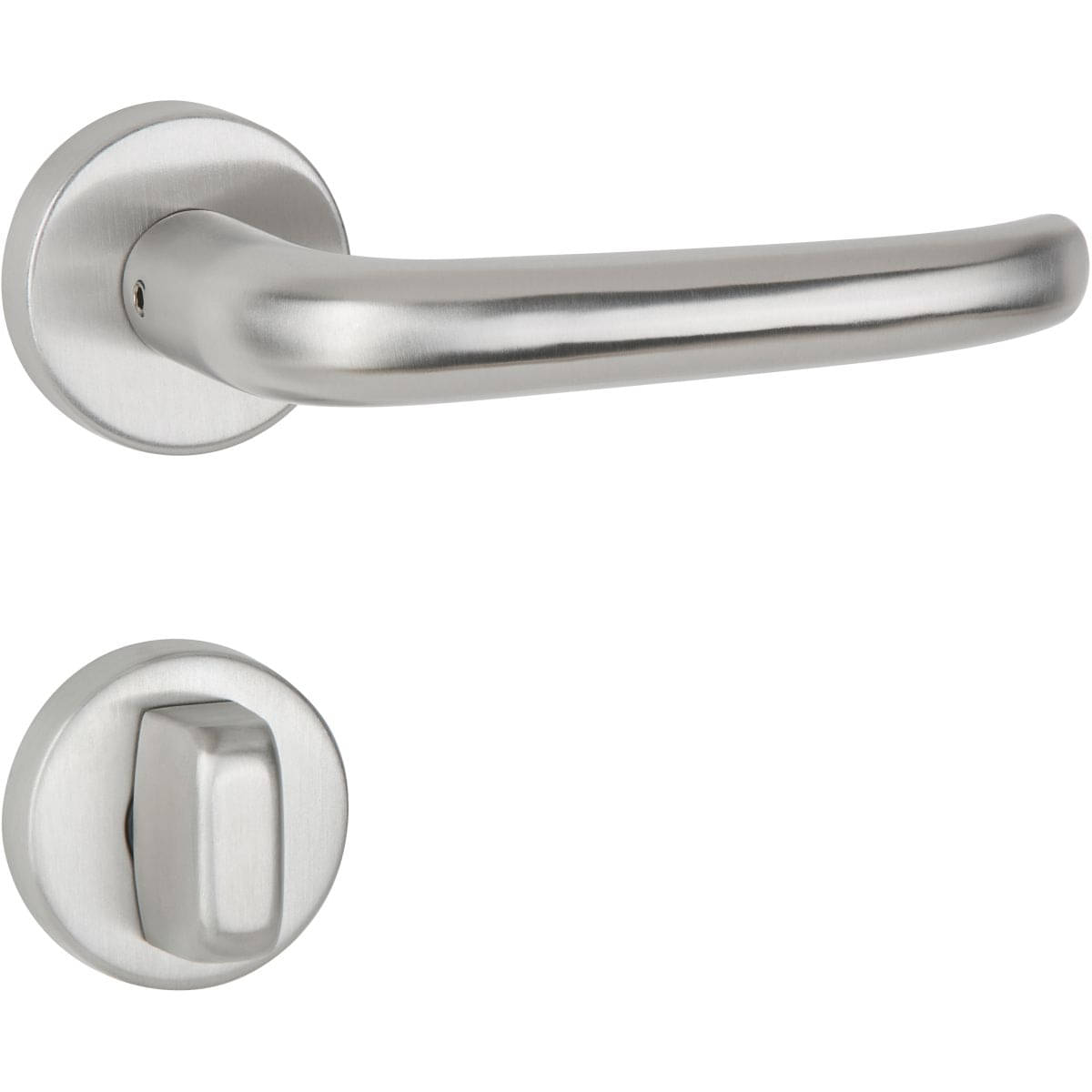 Manilla Hermat BASIC 06 en acero inoxidable, WC - baño acero inoxidable mate | WC - Cuarto de ...