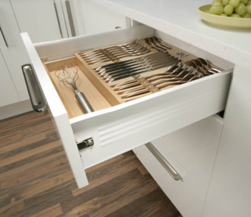 Häfele ladegarnituur MATRIX BOX A25, zijwandhoogte 86 mm, gedeeltelijke ...