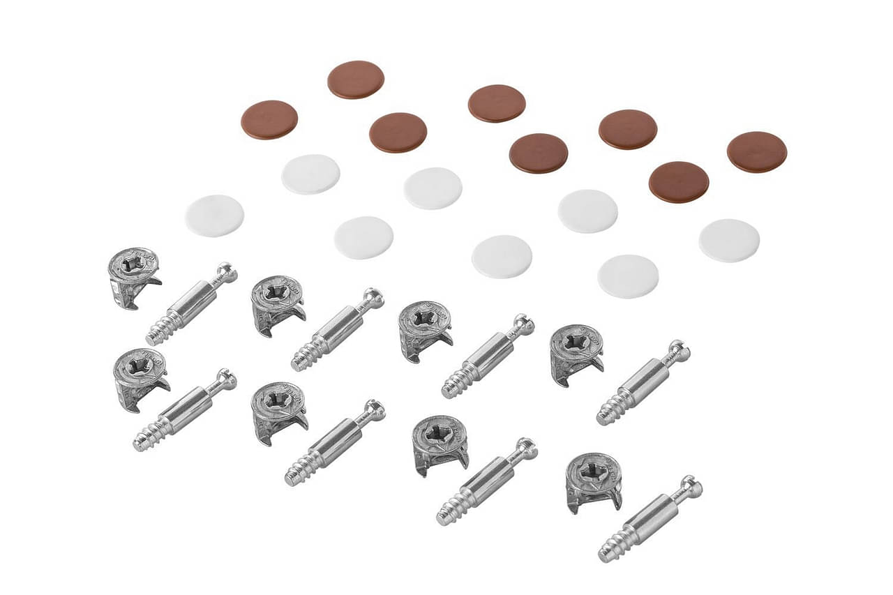 Häfele Möbelverbinder Komplett-Set Minifix 15 mm Excenter-Verbinder für ...