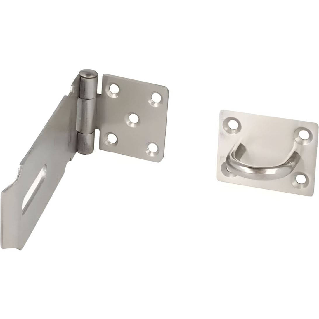 Siso pestillo PADLOCK de acero inoxidable, 107 x 39,6 x 2 mm incl ...