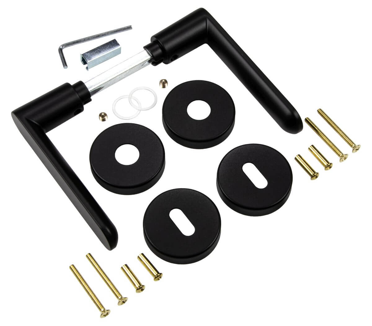 Juego de manillería Fimet SHAPE 1320-232 de aluminio, BB - broca de ...