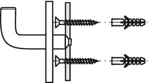 Häfele Garderobenhaken H3815 Edelstahl gebürstet Mantelhaken | 1007410