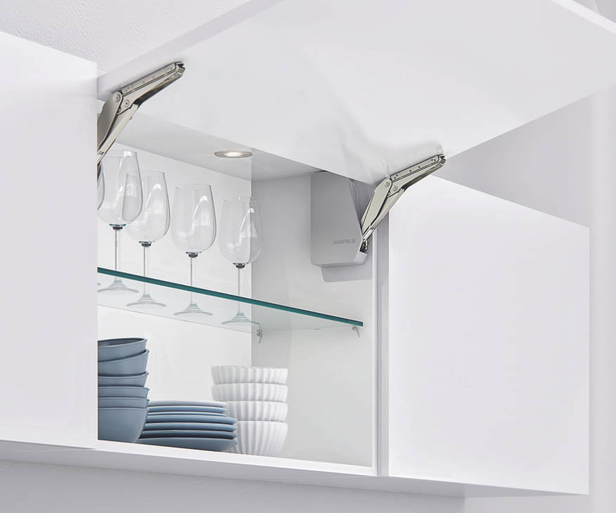 Häfele klepbeslag FREE FLAP MINI 1.7 voor korpushoogte 200–450 mm ...