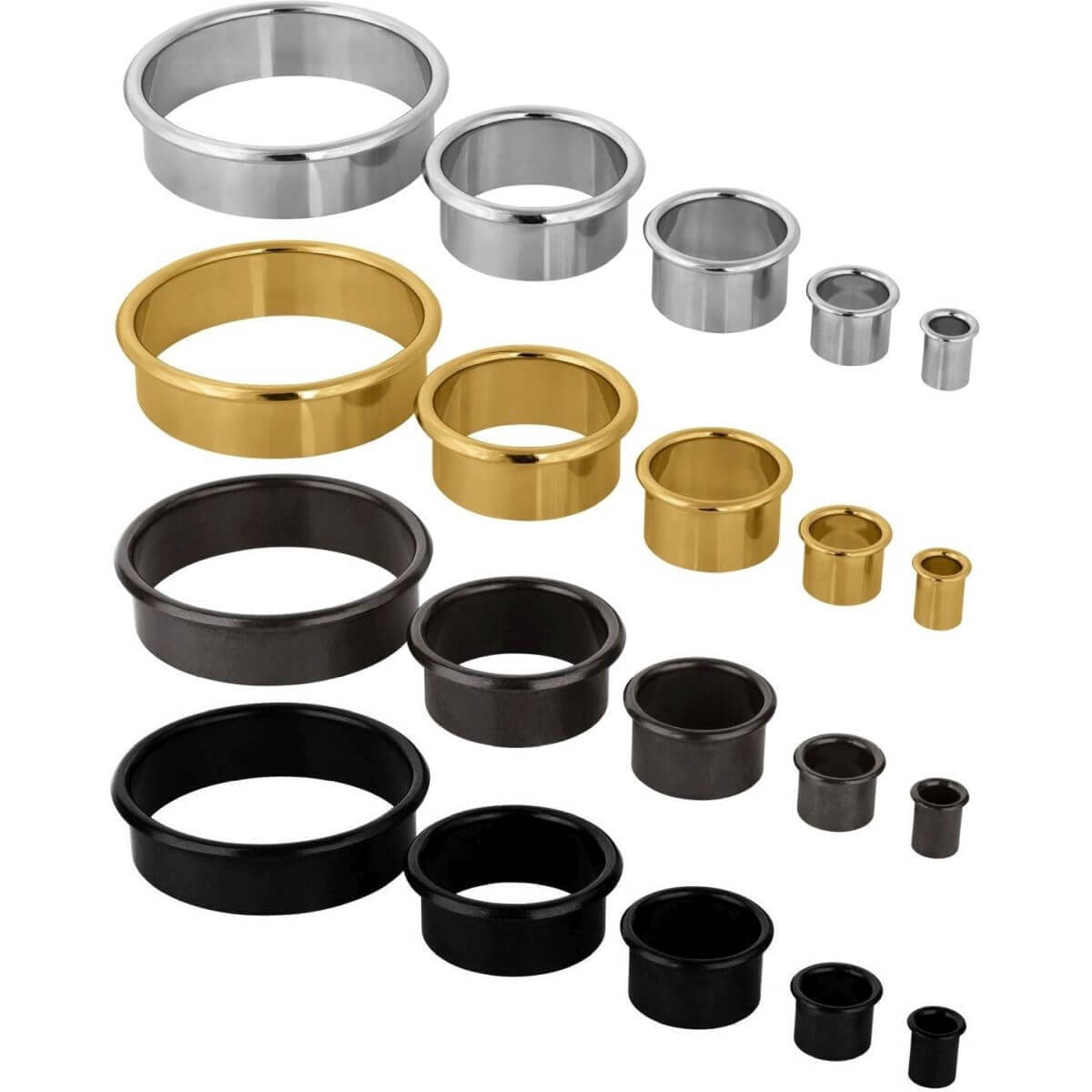 Gedotec kabeldoorvoer VOID van messing om te lijmen, messing zwart RAL ...