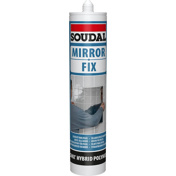 Soudal adhesive & sealant MIRROR FIX for mirrors, white 290 ml | 1034516
